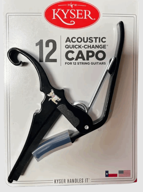 Acoustic capo for 12 string guitar - Evas Musikk